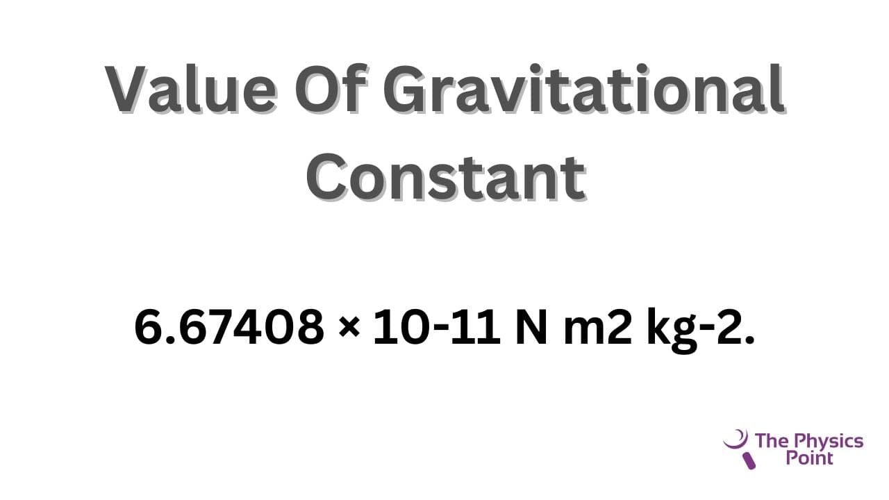 What Is G In Physics Definition Value Units Meaning